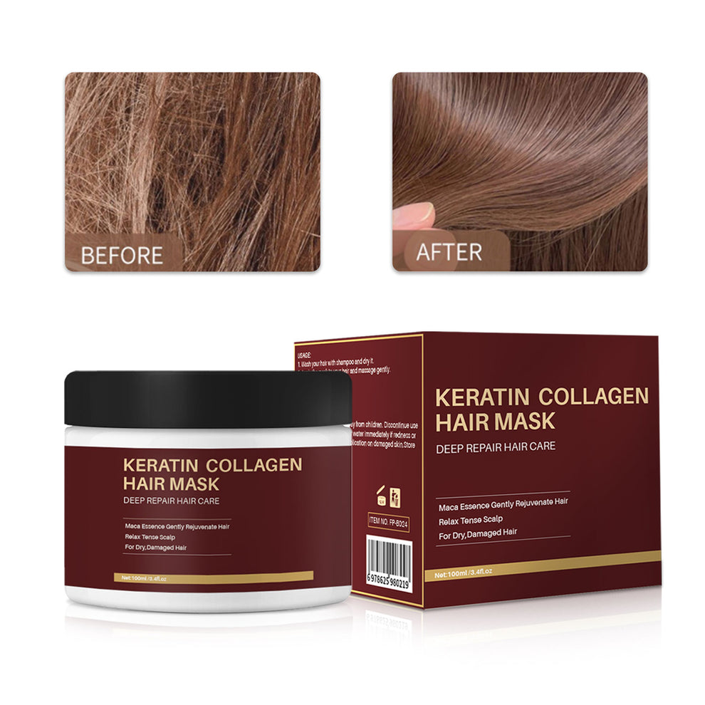 100ML Private Label Nourishing Smoothing Repairing Hair Damage Collage ...